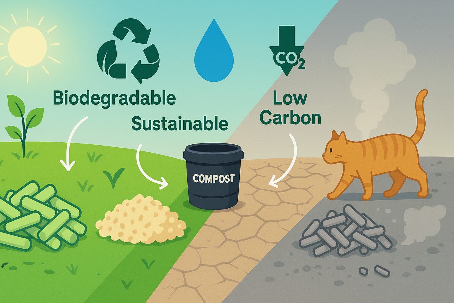 Tofu vs. Cassava Cat Litter: Which Eco-Friendly Option is Best ...